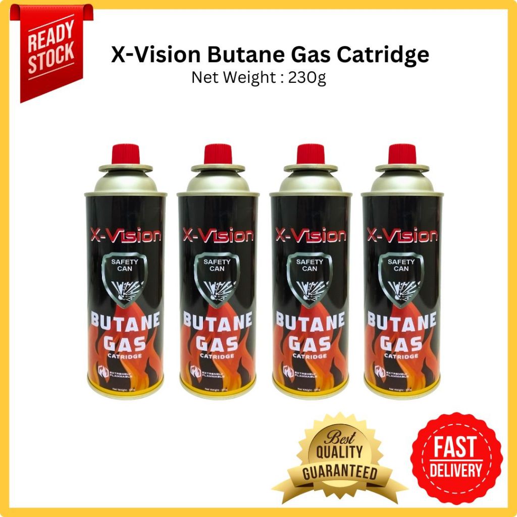 X-Vision Butane Gas Cartridge Portable Butane Gas Stove Outdoor Camping ...