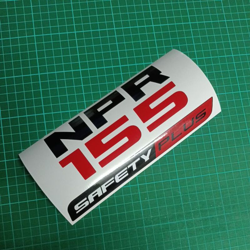 sticker Isuzu NPR 155 safety plus lorry sticker accessories | Shopee ...