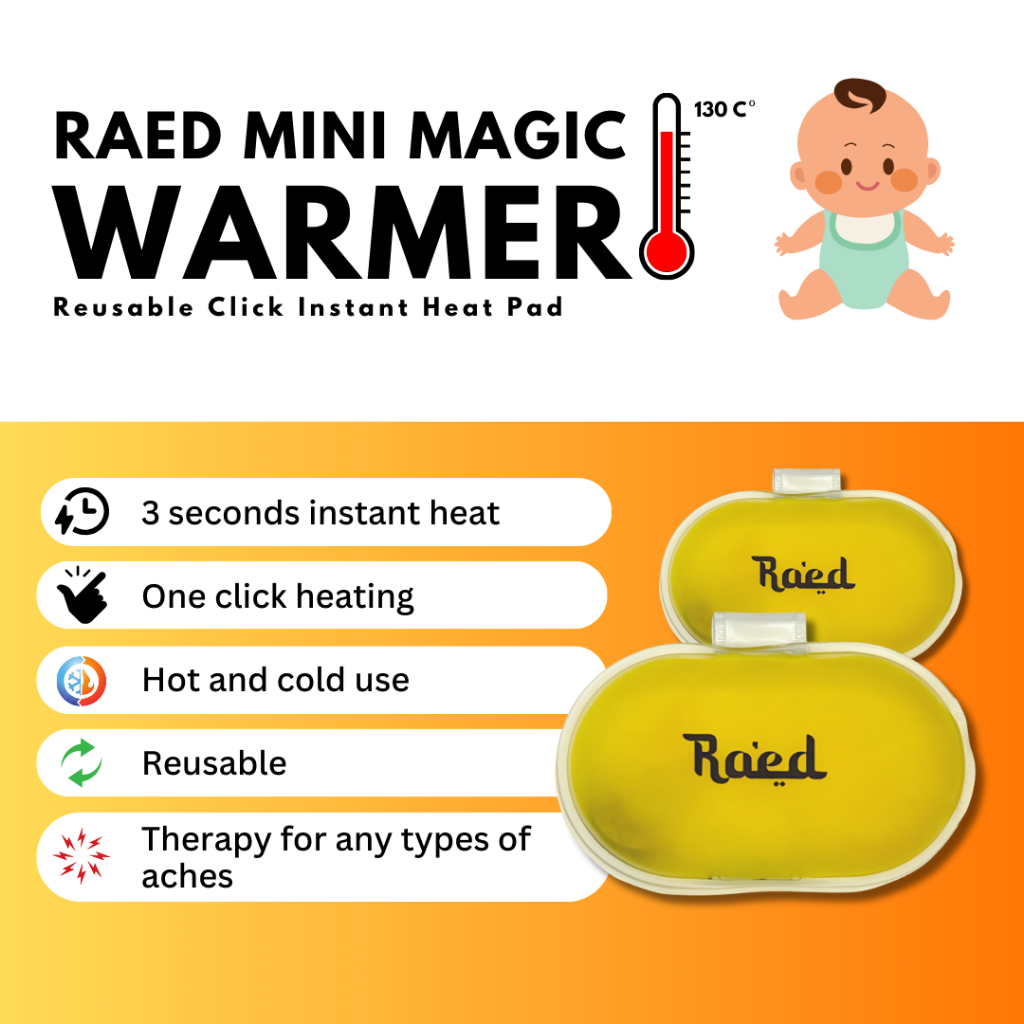 Raed [Baby] Warmer Instant Heat | Tuam Baby | Kembung Perut | Angin ...