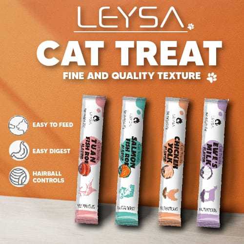 LEYSA PREMIUM CAT STICK & CAT TREAT HIGH VITAMIN PREMIUM ( 30 STICK PER ...