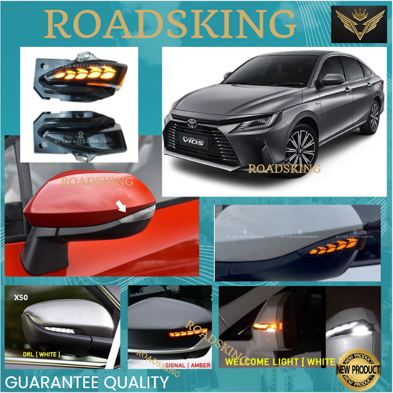 [DRAGON SPEC] TOYOTA ALTIS VIOS 2025 FRONT DAYLIGHT DRL WELCOME SIDE ...