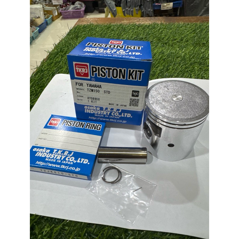 Piston kit TZM 150 std saiz TKRJ complted set | Shopee Malaysia
