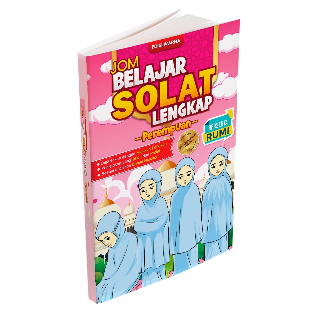 JOM BELAJAR SOLAT LENGKAP PEREMPUAN (panduan solat) | Shopee Malaysia