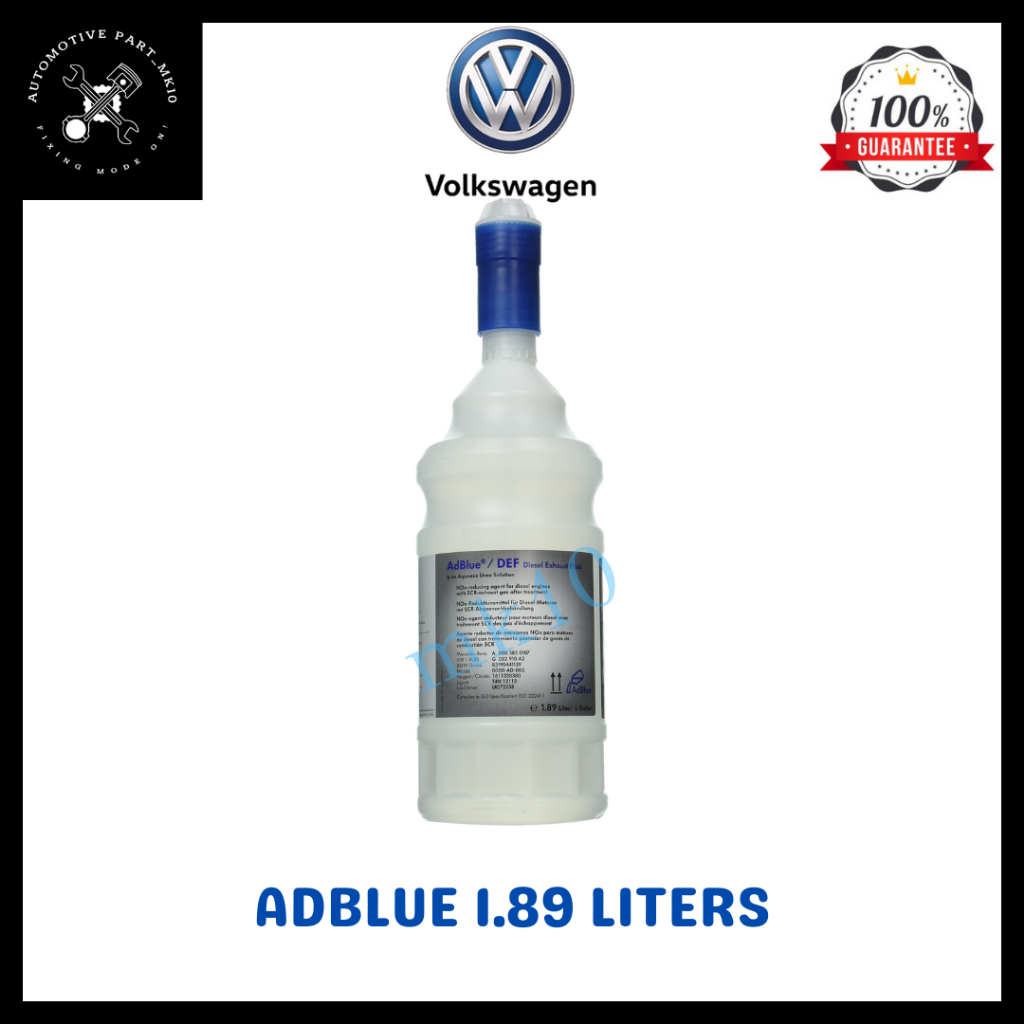 Volkswagen 1.89litres10litres Adblue Genuine Diesel Exhaust Fluid (DEF ...
