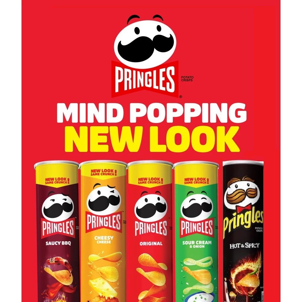 Pringles Potato Crisps Chips 102G - ASS0RTED FLOVOUR | Shopee Malaysia