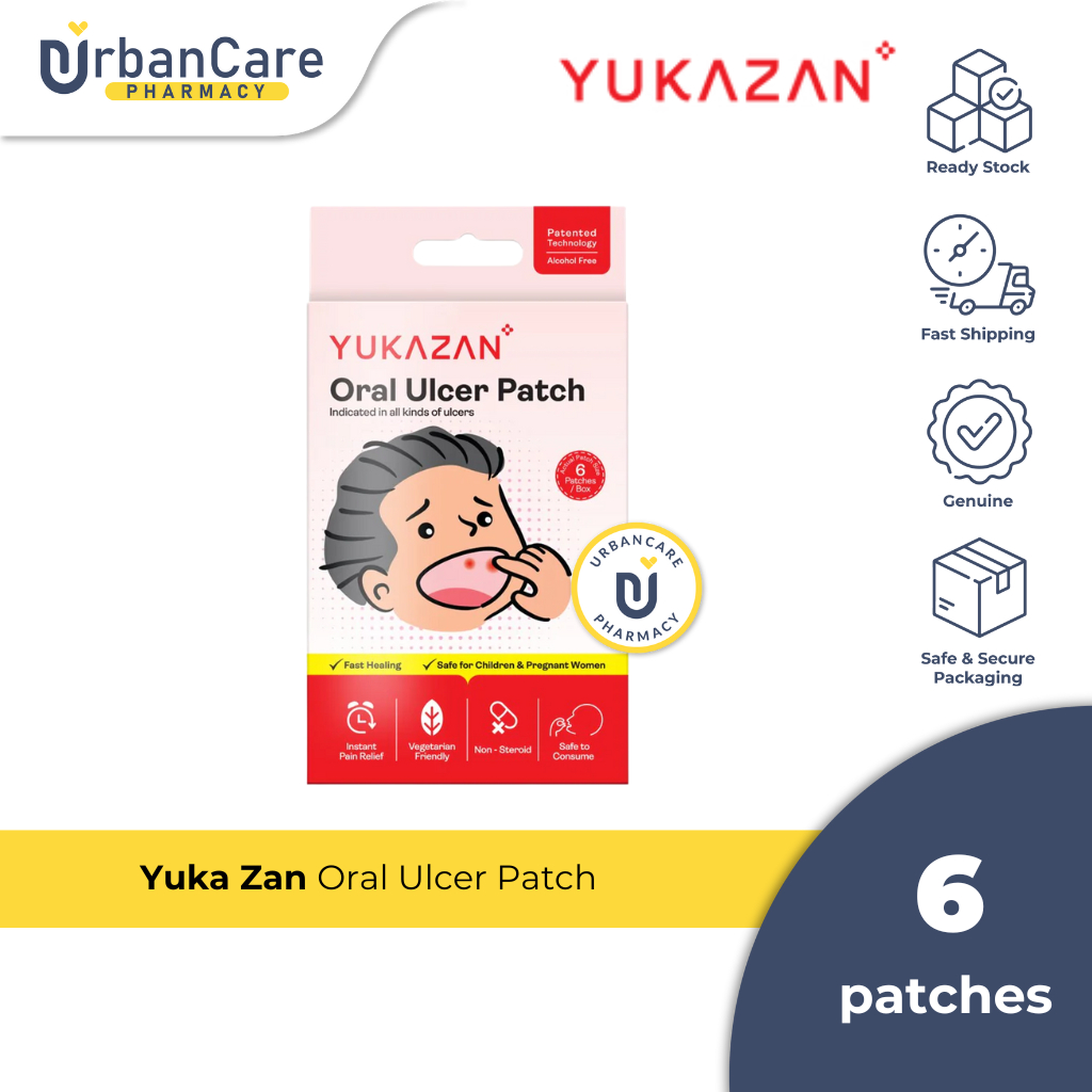 Yuka Zan Oral Ulcer Patches (Box of 6s) | Shopee Malaysia