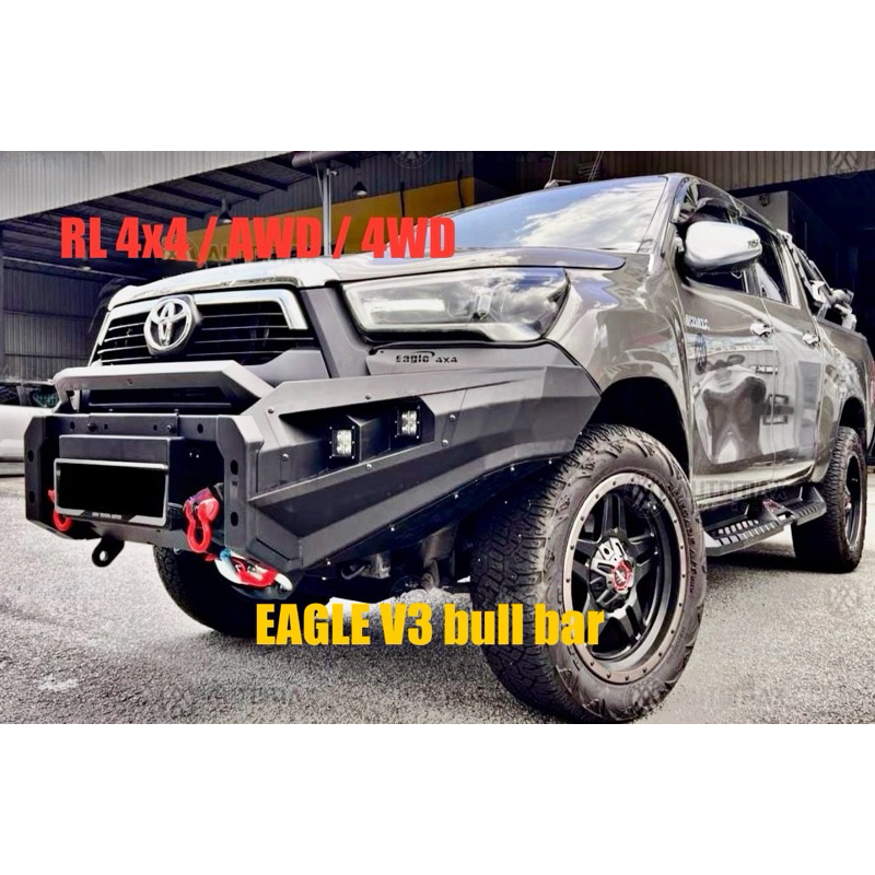 EAGLE HM A60 V3 front bumper bull bar hilux vigo revo rocco rogue ford ...