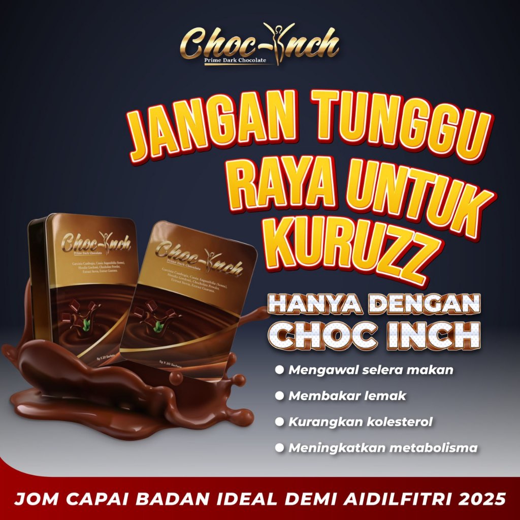 Choc-inch Slymming chocolate 100% Original HQ viral | Shopee Malaysia