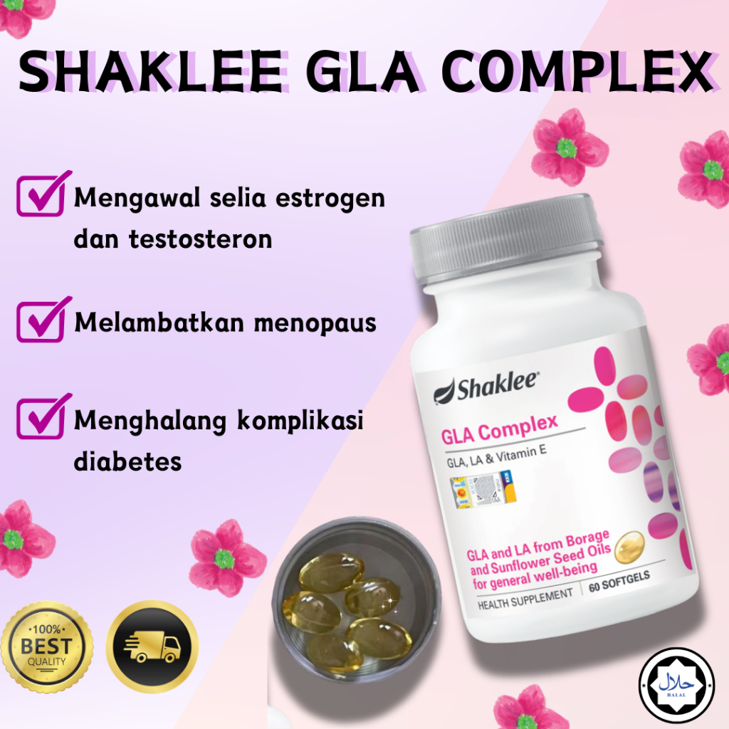 GLA Complex - (60 softgels / 30 servings) | Shopee Malaysia
