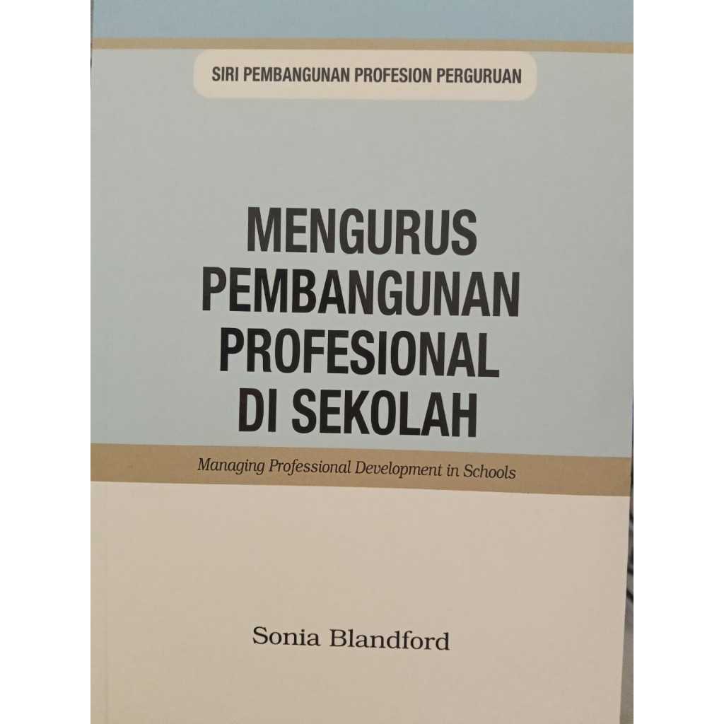 MENGURUS PEMBANGUNAN PROFESIONAL DI SEKOLAH | Shopee Malaysia
