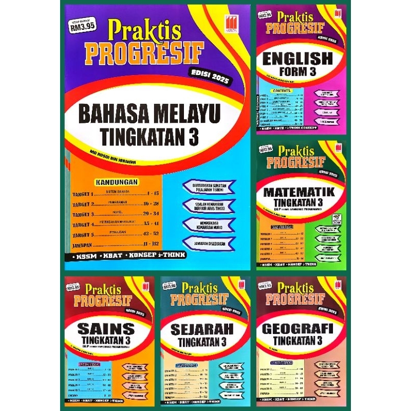 BUKU LATIHAN - PRAKTIS PROGRESIF TINGKATAN 3 EDISI 2025 - VISION ...