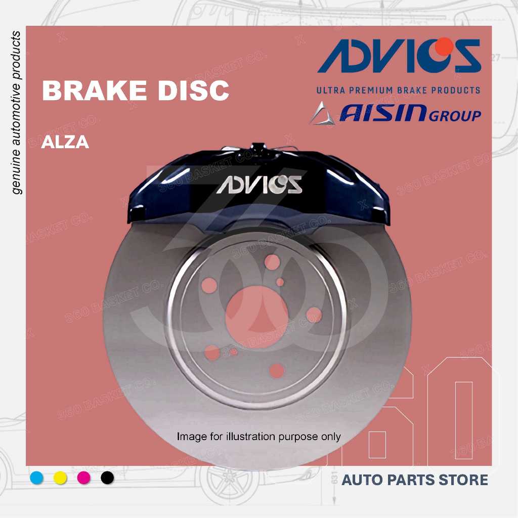 ADVICS Brake Disc Rotor Perodua Alza | Shopee Malaysia
