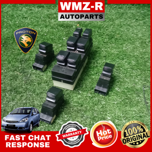 PROTON EXORA POWER WINDOW MAIN SINGLE SWITCH COVER MASTER SUIS TINGKAP ...