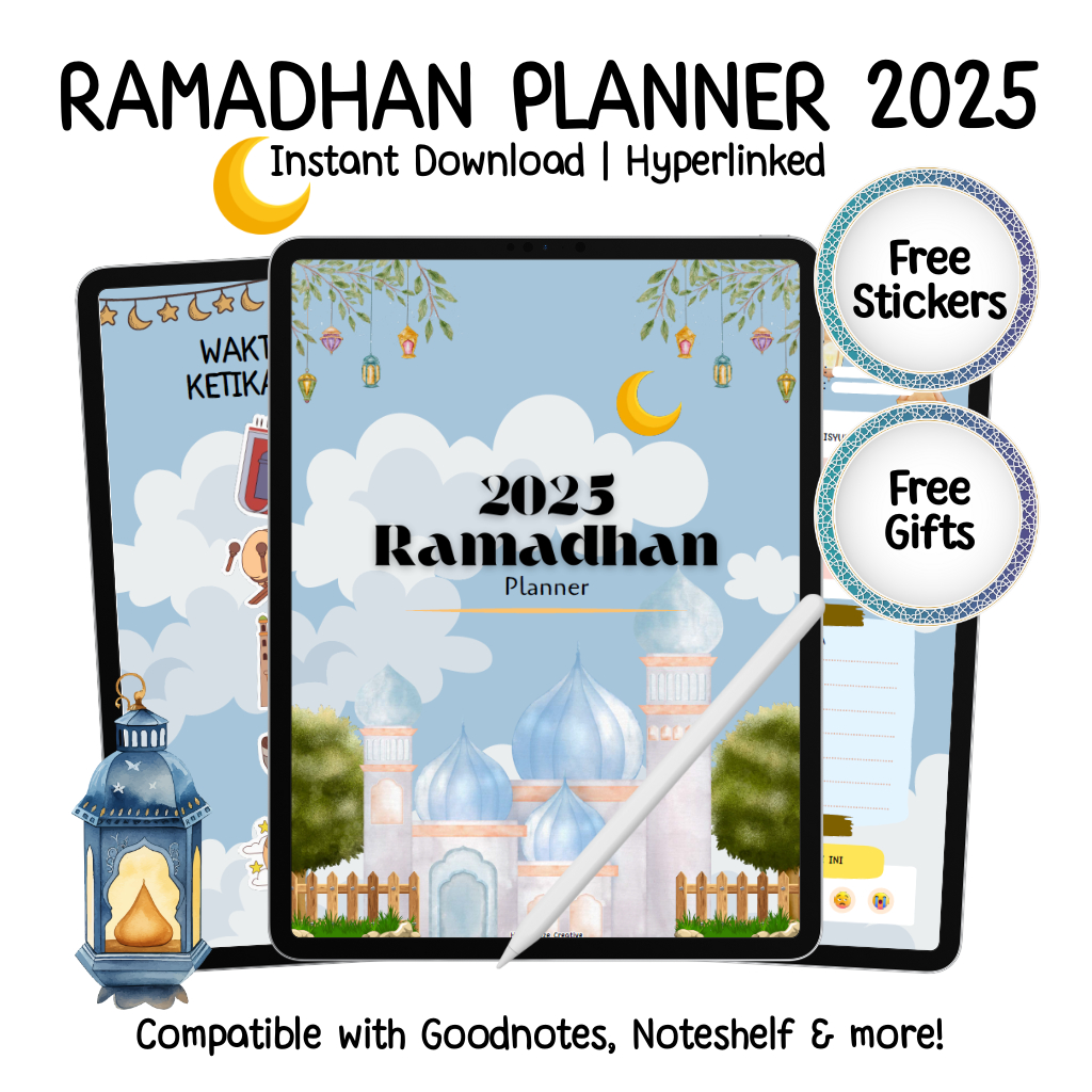 2025 Ramadhan Planner, Planner Ramadhan, Diari Ramadhan, Ramadan ...