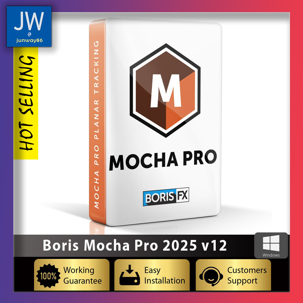 Boris Mocha Pro 2025 v12 ( Stand Alone + After Effects and Premiere Pro, Nuke, Avid Plugin ...