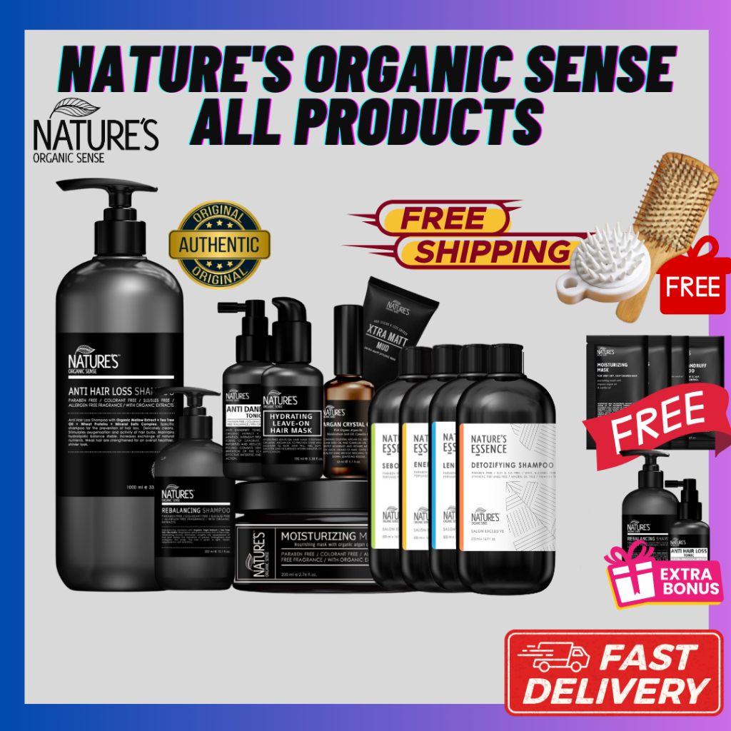 Nature's Organic Sense Hair Shampoo Hair Conditioner Hair Tonic Hair ...