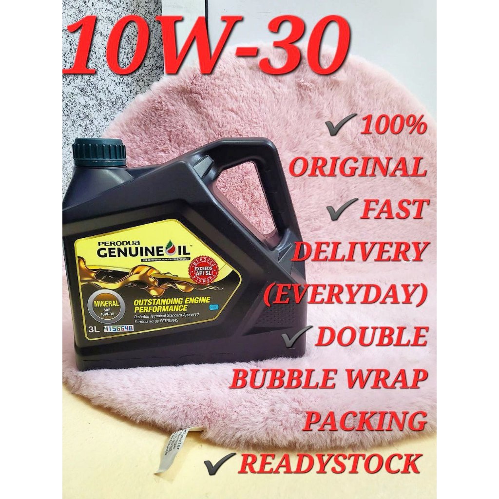 PERODUA 10W30 MINERAL GENUINE ENGIE OIL FOR MYVI , VIVA , KANCIL ...