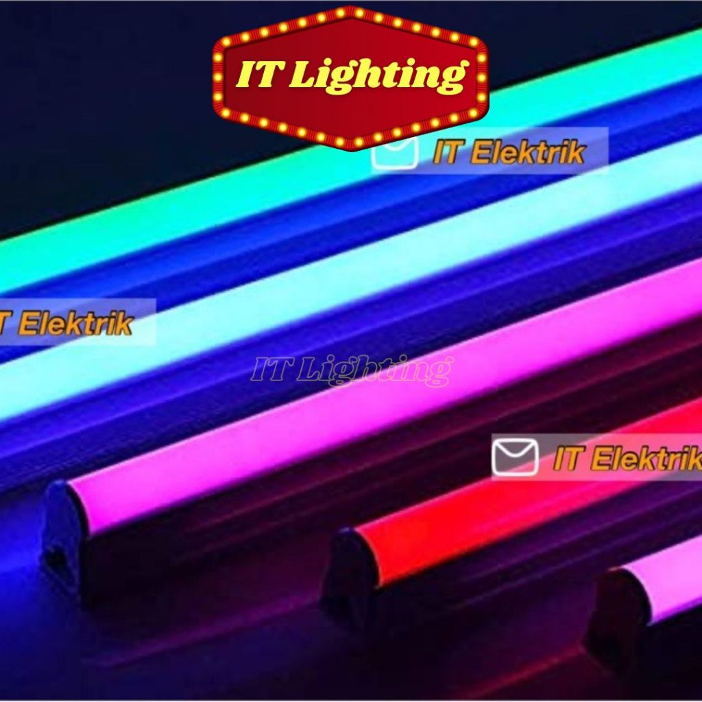 Lampu plaster siling T5 LED Tube Light Ceiling light Tiktok Douyin ...