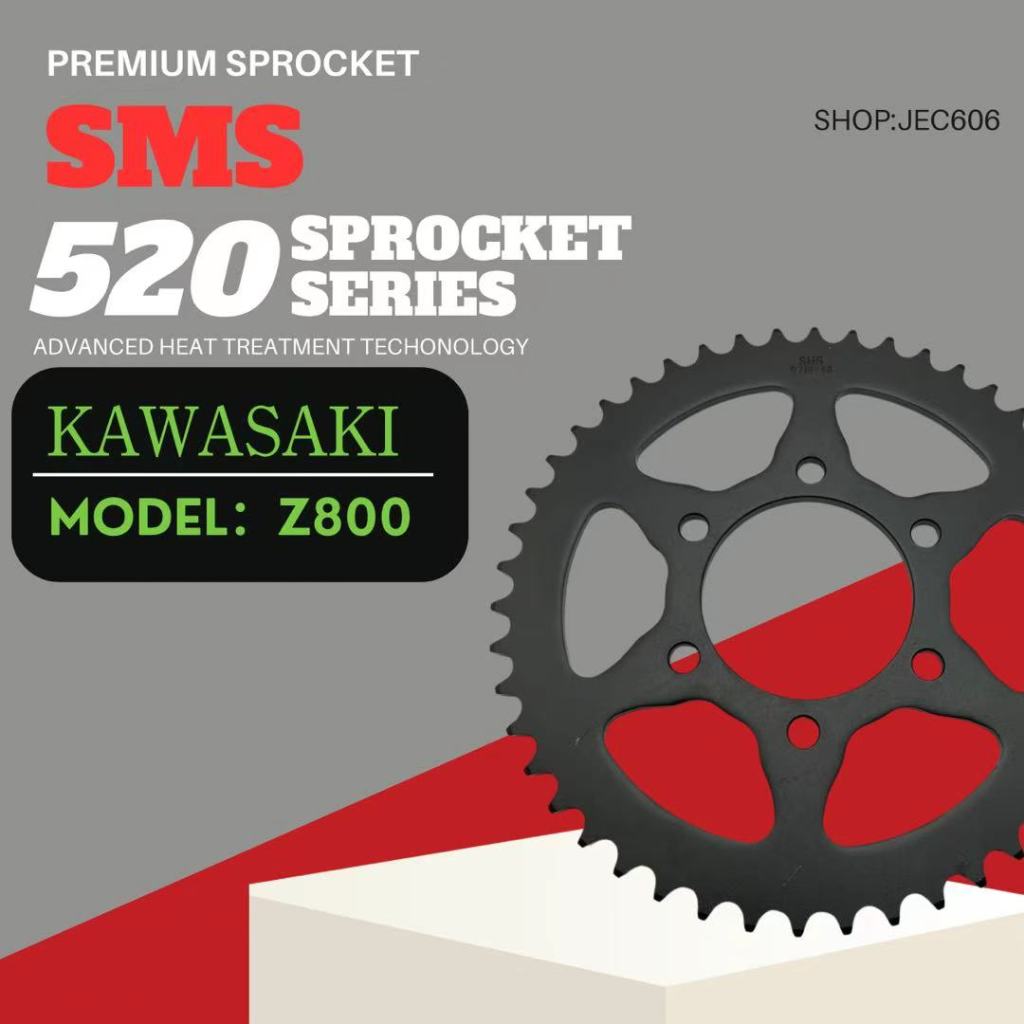 Z800 Z 800 KAWASAKI SMS Sprocket 520 ( REAR ) SPROCKET DUKE390/250 ...