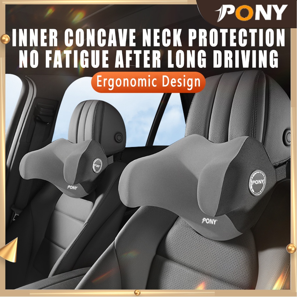 Pony Car Headrest Memory Foam Car Headrest Neck Pillow Four Seasons ...