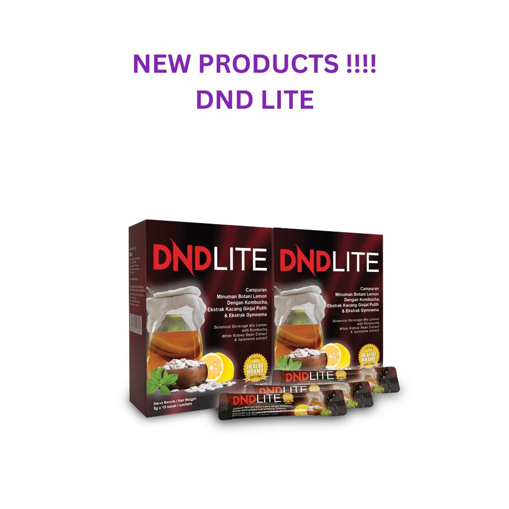DND LITE (15 SACHETS X 5G) X 2 BOXES | Shopee Malaysia