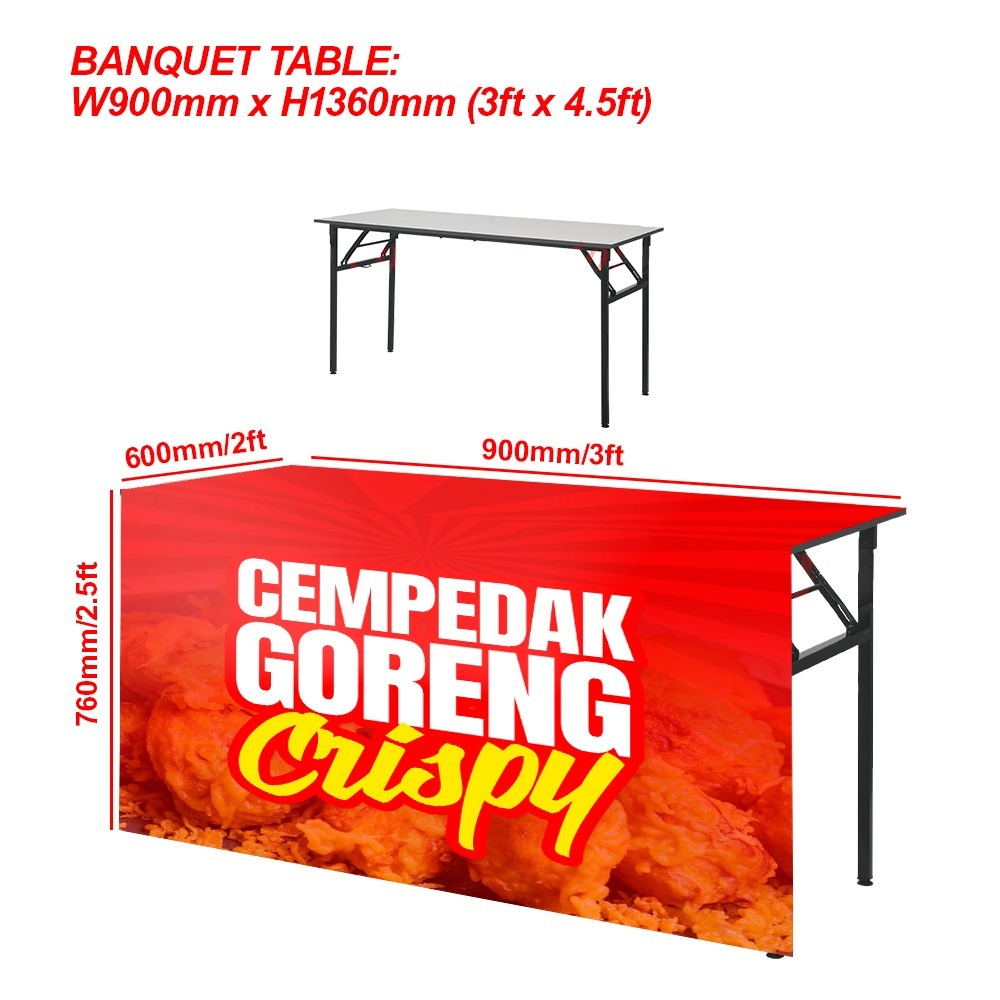 [BANNER ALAS MEJA NIAGA] MATERIAL BANNER BERQUALITY TINGGI MURAH DAN ...