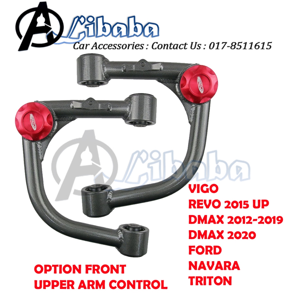 4x4 2" OPTION FRONT Upper Control Arm Lift Up Greaseable [DMAX VIGO ...