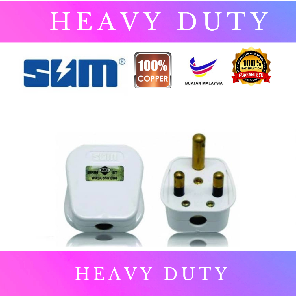 UMS 15A MK654 13A UMS Plug Top Sirim / Plugtop / kepala plug / 3pin ...
