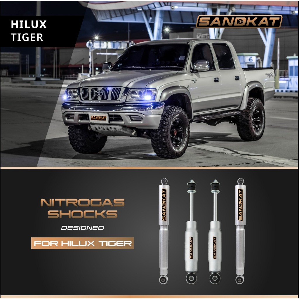 SANDKAT 4WD Toyota Hilux SR Hilux Tiger LN166 KDN190 KDN165 Nitrogas ...