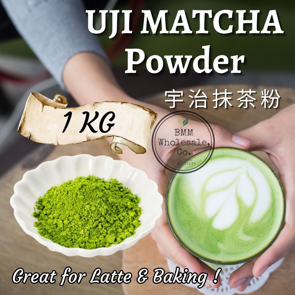 Uji Matcha Powder 1KG | Kyoto Uji Matcha | Japanese Matcha | 高级宇治抹茶 | Super green matcha powder ...