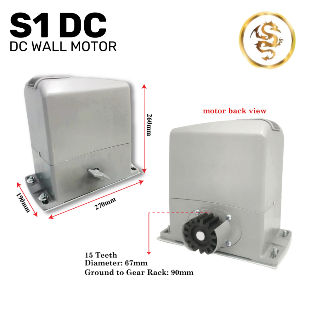 DC SLIDING AUTO GATE MOTOR S1/ Gate Weight 300kg | Shopee Malaysia
