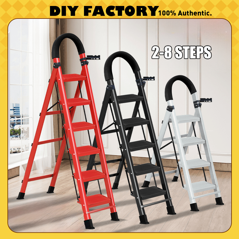 8/7/6/5 Step Ladder Foldable Aluminum heavy duty Hagdanan Folding ...