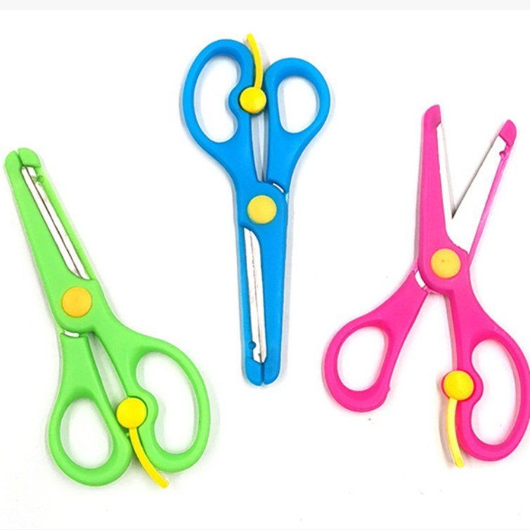 2pc Safe Scissors For Children and Student DIY Standard steel Kids ...