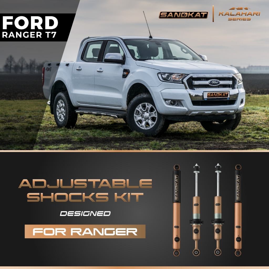 SANDKAT 4WD Ford Ranger T7 / Mazda BT50 2011+ Adjustable Type Shock ...