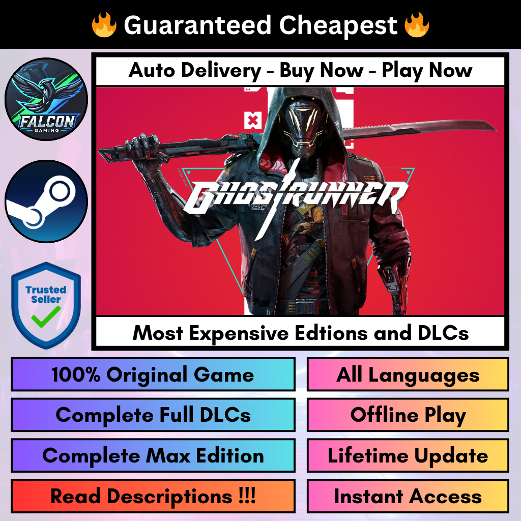Ghostrunner [Auto Delivery] [Full DLC] [Steam Offline] PC Game Lifetime | Shopee Malaysia