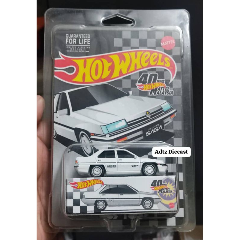 HOTWHEELS CUSTOM PROTON SAGA 1985 WHITE | Shopee Malaysia