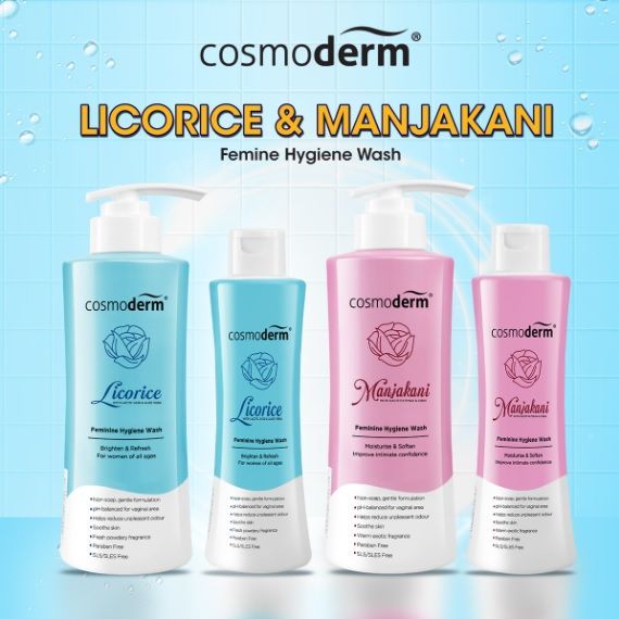 COSMODERM LICORICE / MANJAKANI FEMININE HYGIENE WASH (150ML / 375ML ...