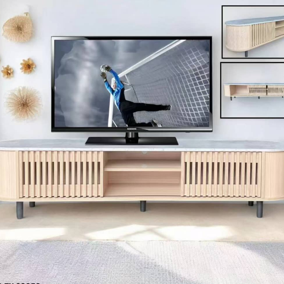 NPC 6ft TV Cabinet / Entertainment Unit / Kabinet TV / Rak TV / Multi ...