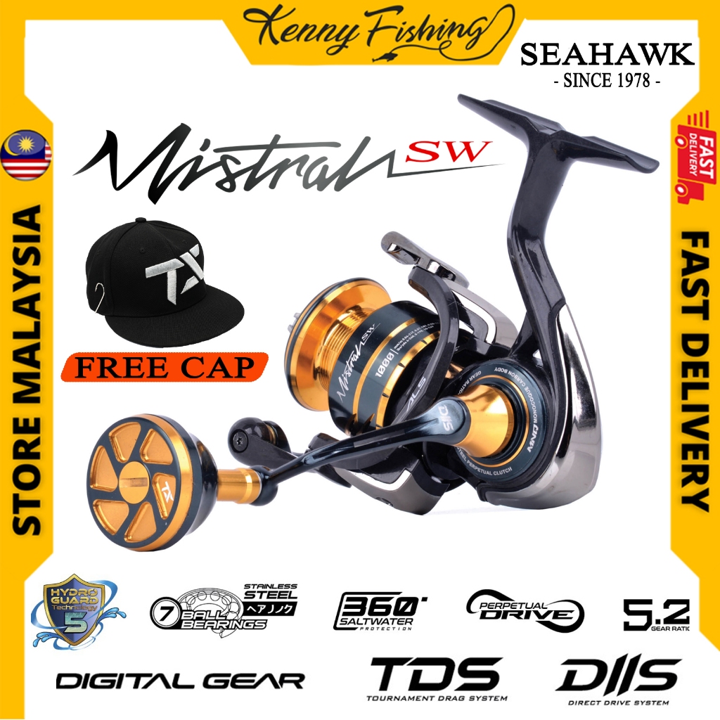 TEAM SEAHAWK MISTRAL 1000 SW LATEST 2025 PREMIUM ULTRALIGHT CASTING ...