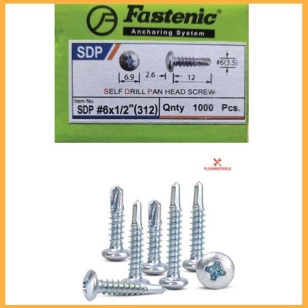 * FASTENIC *PAN HEAD SELF DRILLING SCREW/ SCREW BESI DAN BUMBUNG ...