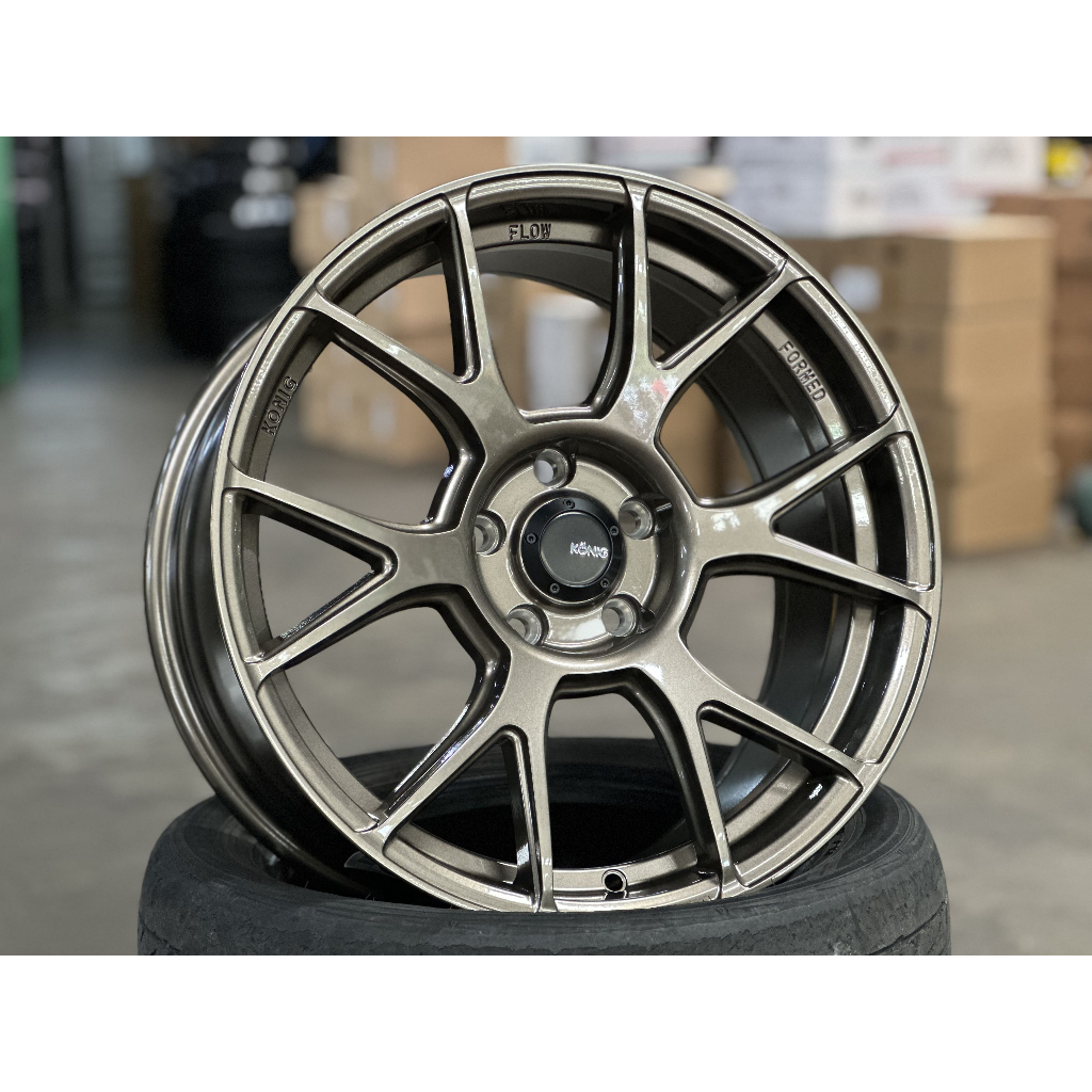 NEW 18X8.5J Konig Ampliform Rim (set of 4) Bronze 5X114.3 for Civic ...