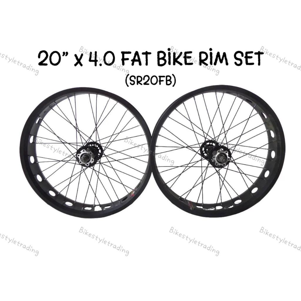 20" RIM FATBIKE / RIM BASIKAL FATBIKE 20"X4.0 / FATBIKE WHEELSET FRONT ...
