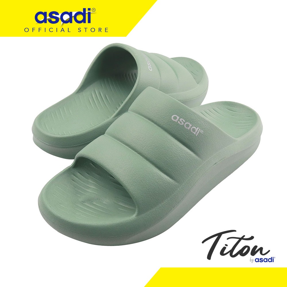 asadi Unisex Sandal Titon Series [MJA1578] (Encalyptus Green) EU38-43 ...