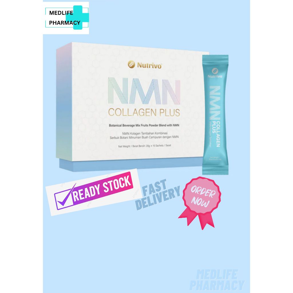Nutrivo NMN 500mg Collagen Plus 20g x 15s | Shopee Malaysia