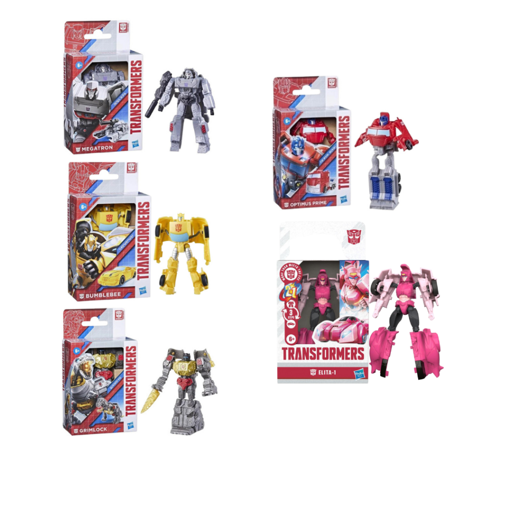 Transformers Authentics Bravo Series Elita / Optimus Prime / Bumblebee ...