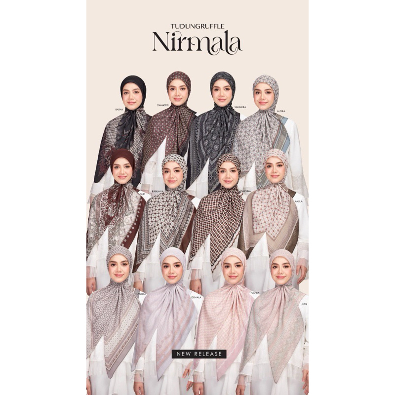 NIRMALA| AKASIA| MERAKI| VINTAGE GARDEN|RAWDAH BY TUDUNGRUFFLE| TUDUNG ...