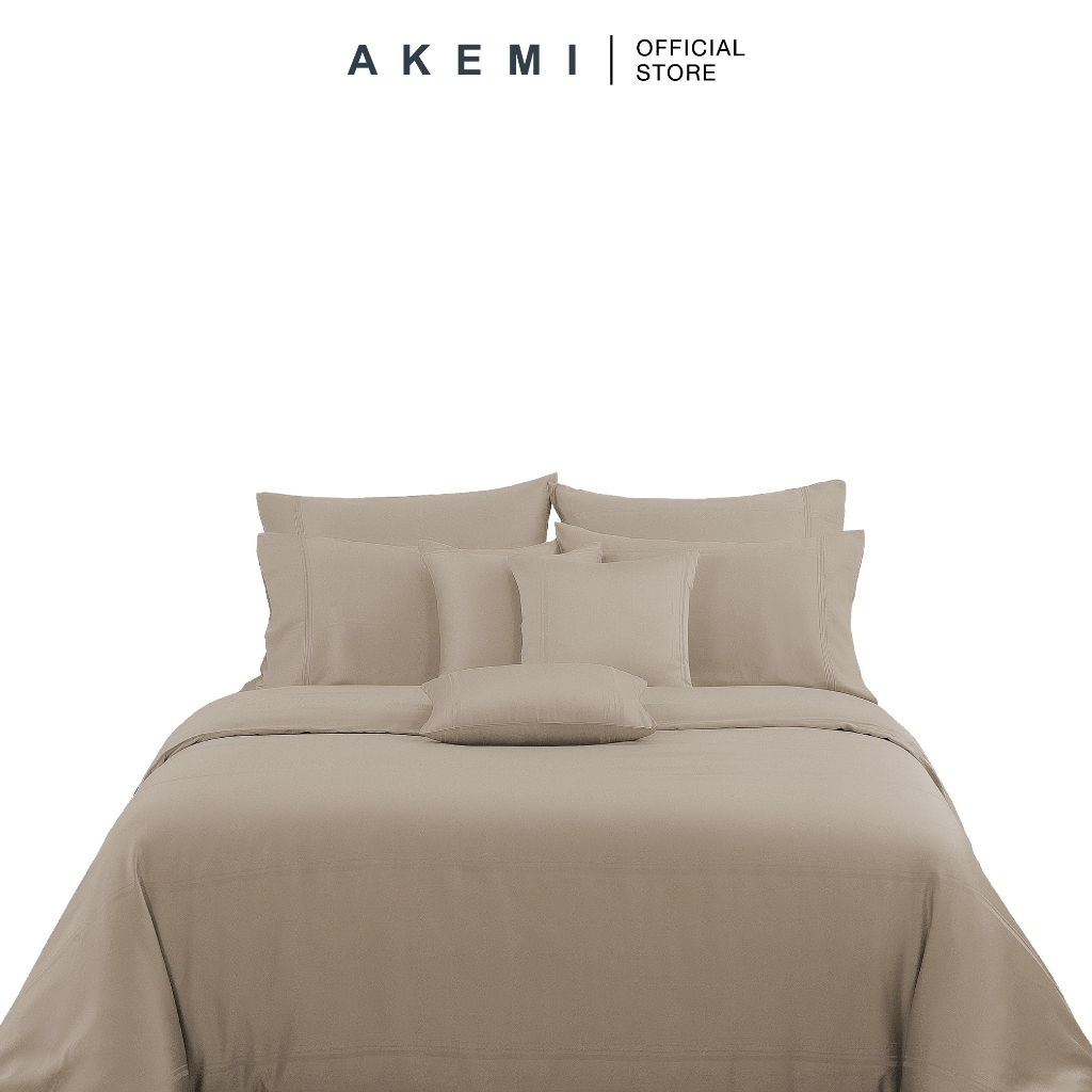 AKEMI TENCEL™ Lyocell Earnest Fitted Sheet Set | 100% TENCEL™ Lyocell 1200TC - Optim (Super ...