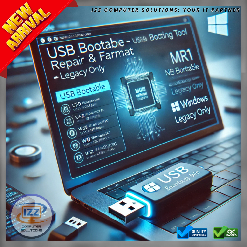 USB Pendrive Bootable W11 [MBR: UEFI & Legacy] – Repair & Format Laptop ...