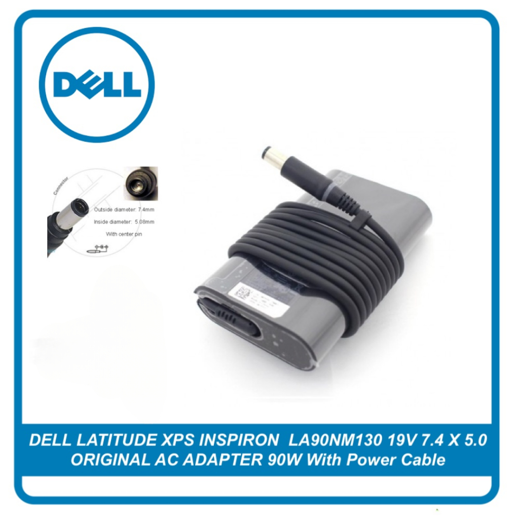 ORIGINAL DELL 90W ADAPTER LA90NM130 19.5V 4.62A 7.4*5.0MM FOR LATITUDE ...