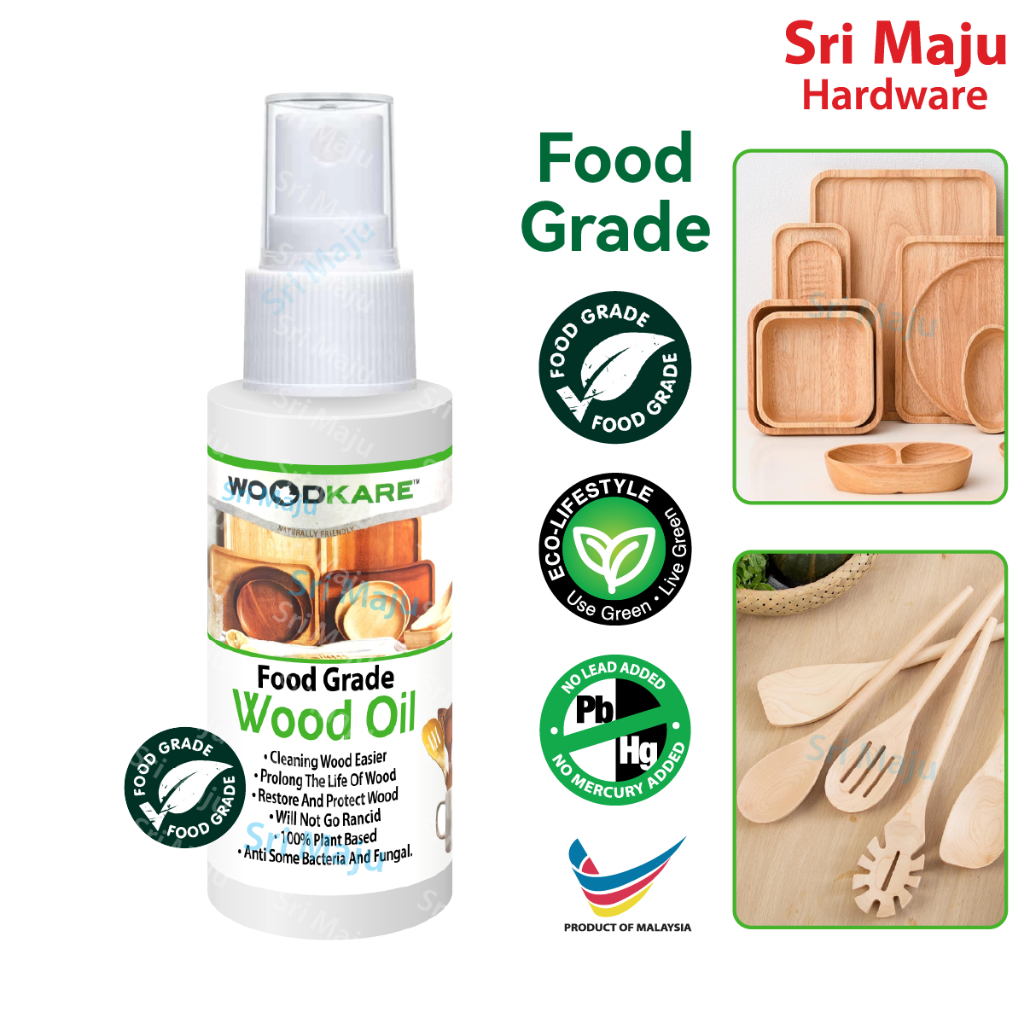 MAJU Wood Kare Food Grade Wood Oil 100% Plant Base for Restore Protect ...
